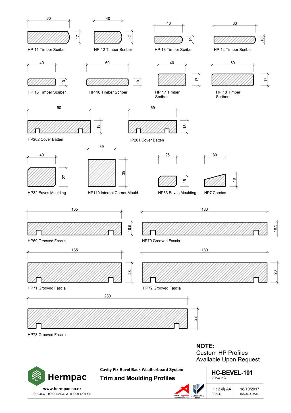 Hermpac Limited | Construction Drawings