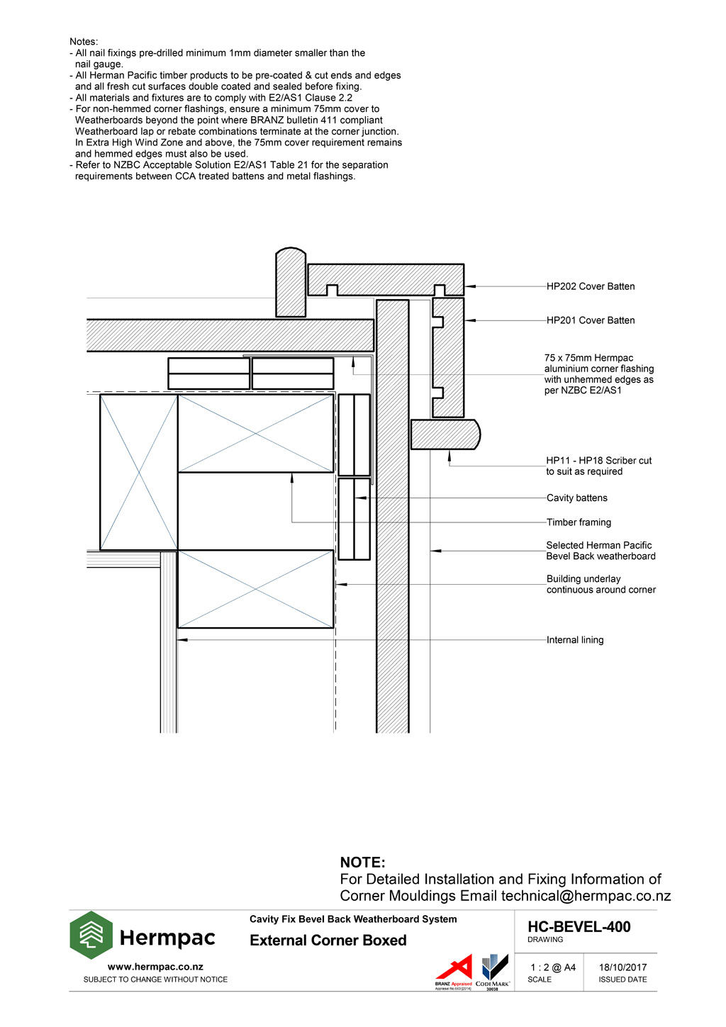 Hermpac Limited | Construction Drawings