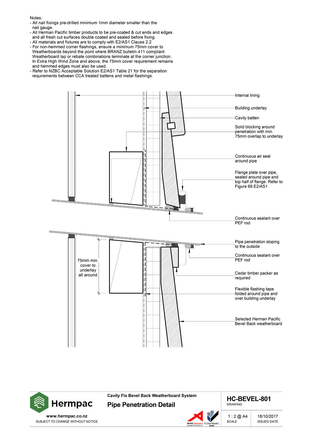 Hermpac Limited | Construction Drawings