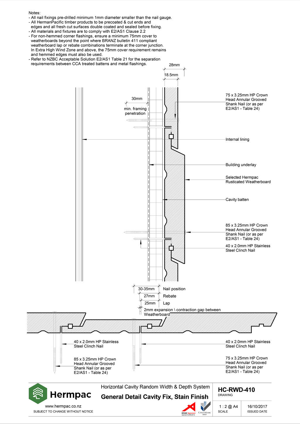 Hermpac Limited | Construction Drawings