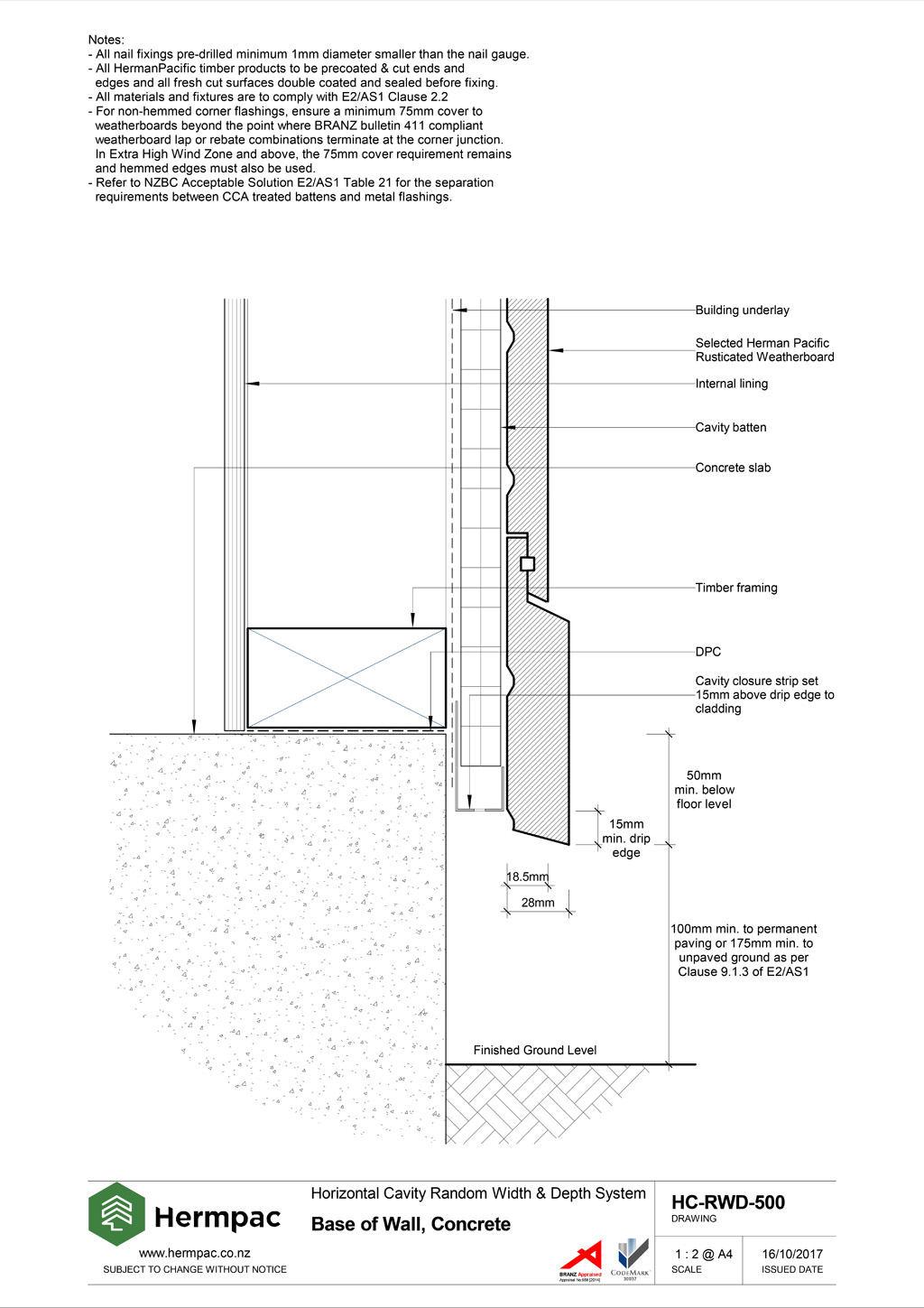 Hermpac Limited | Construction Drawings