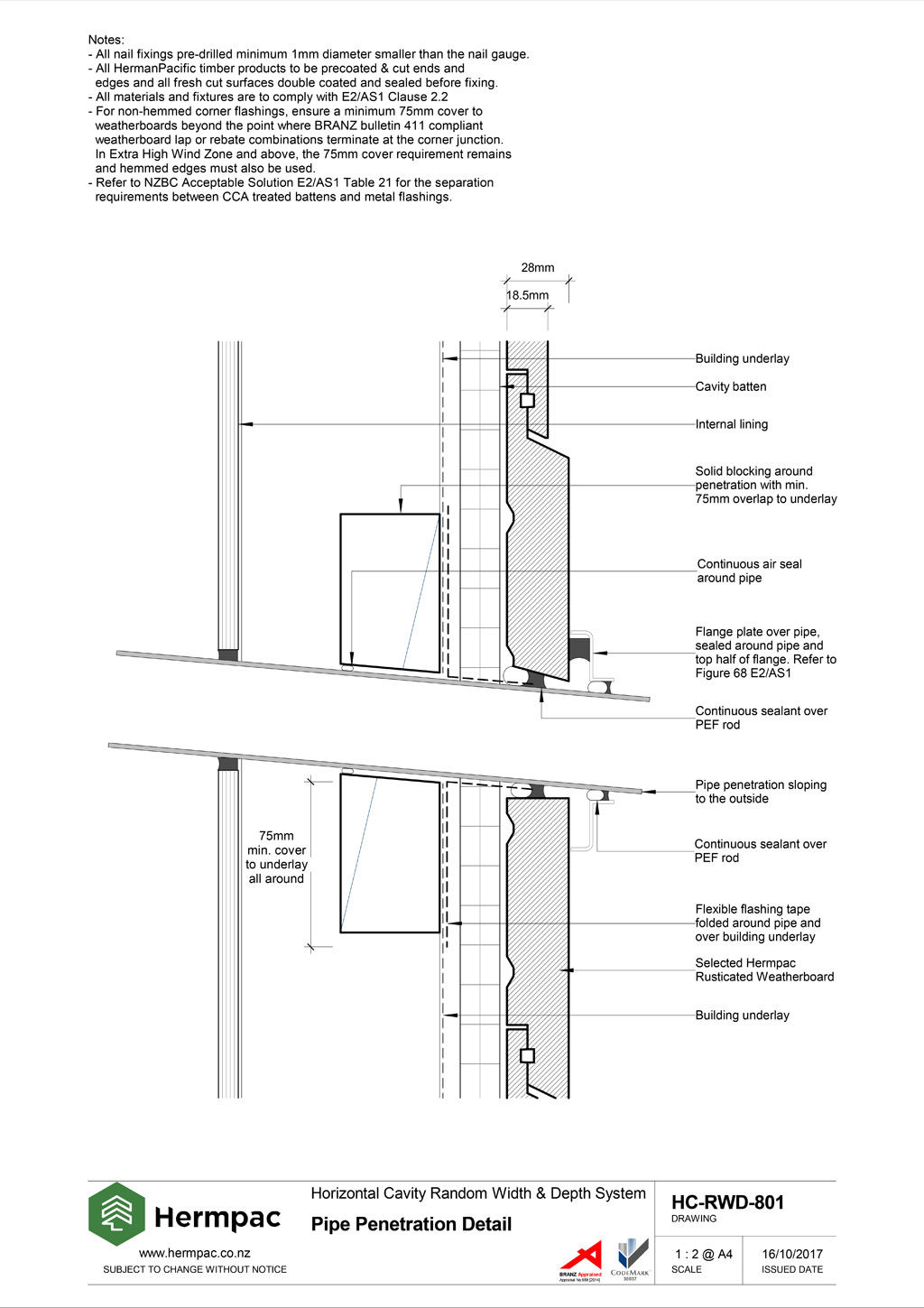 Hermpac Limited | Construction Drawings