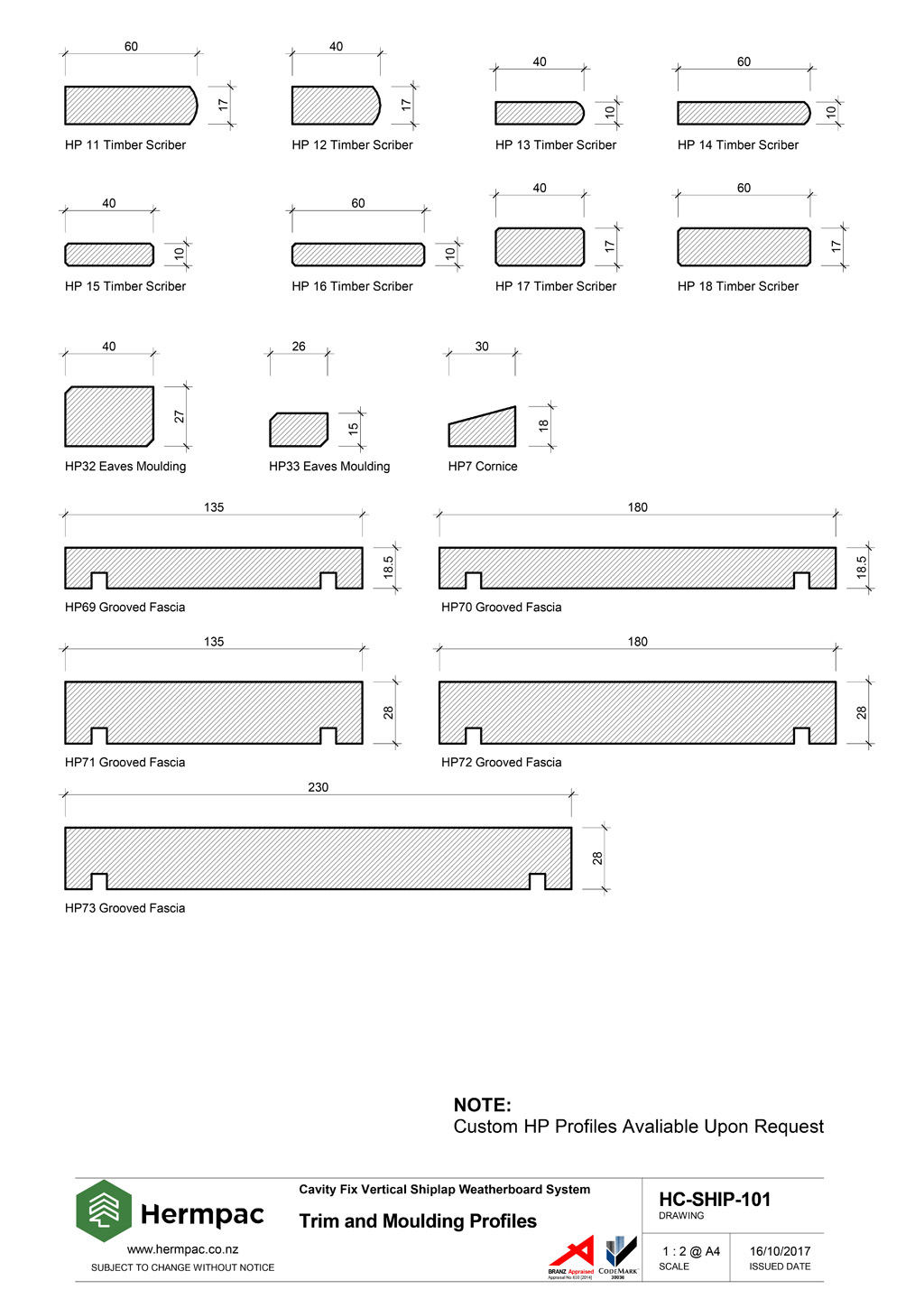 Hermpac Limited | Construction Drawings