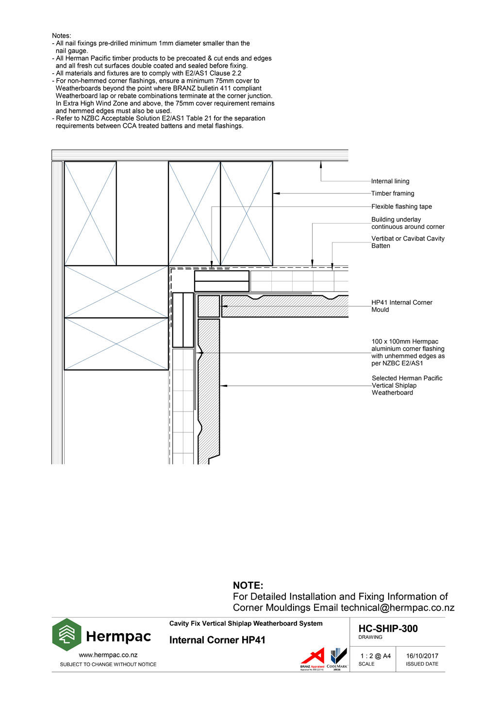 Hermpac Limited | Construction Drawings