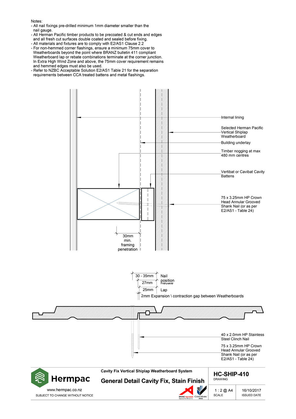 Hermpac Limited | Construction Drawings