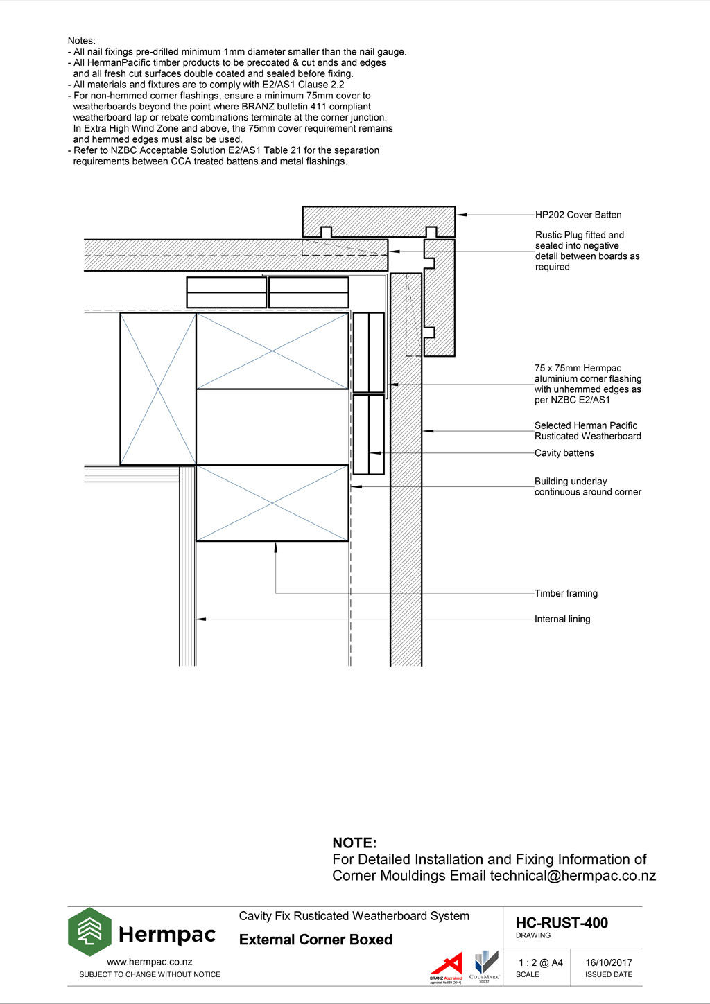 Hermpac Limited | Construction Drawings