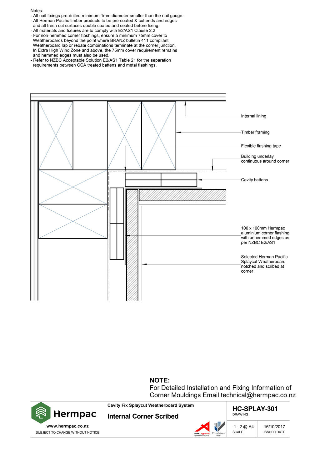 Hermpac Limited | Construction Drawings