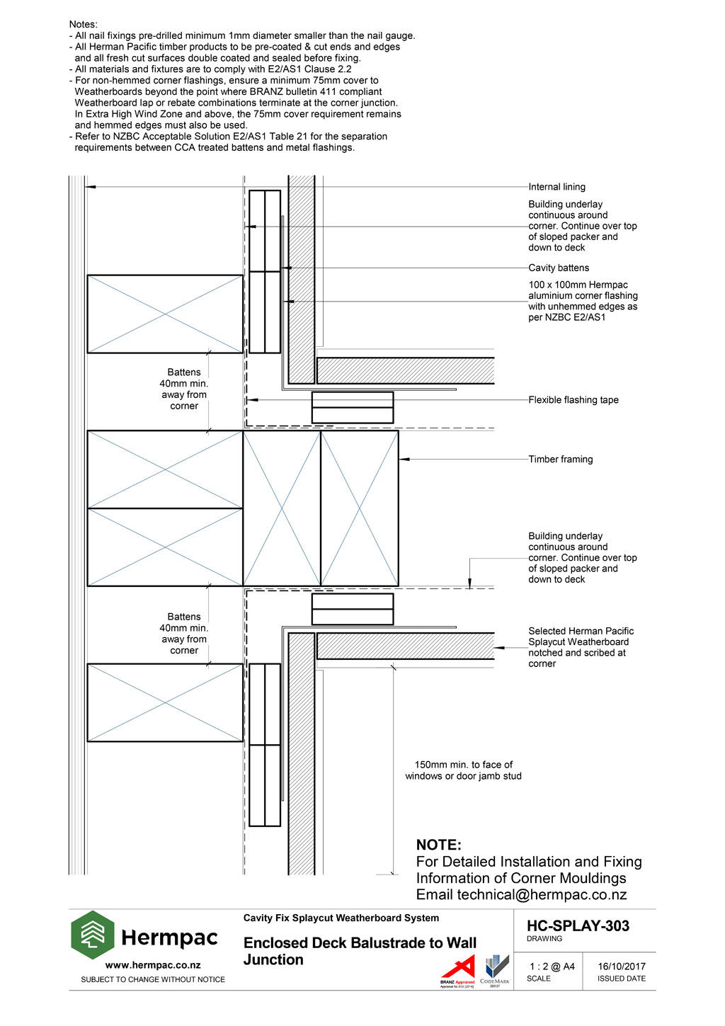 Hermpac Limited | Construction Drawings