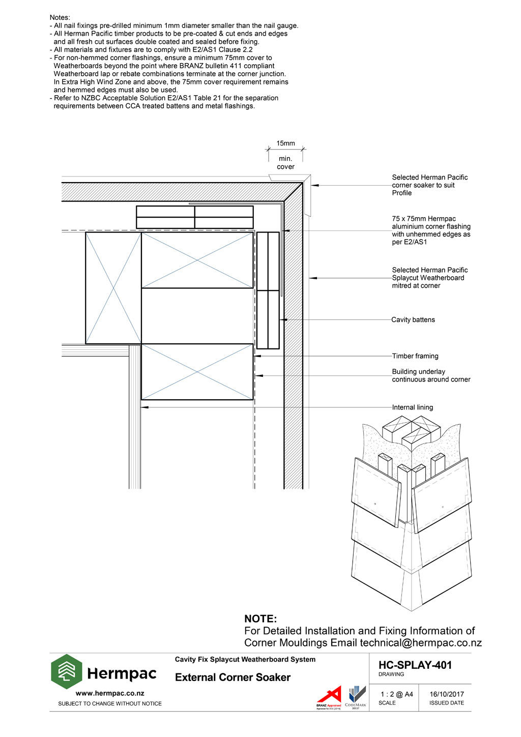 Hermpac Limited | Construction Drawings