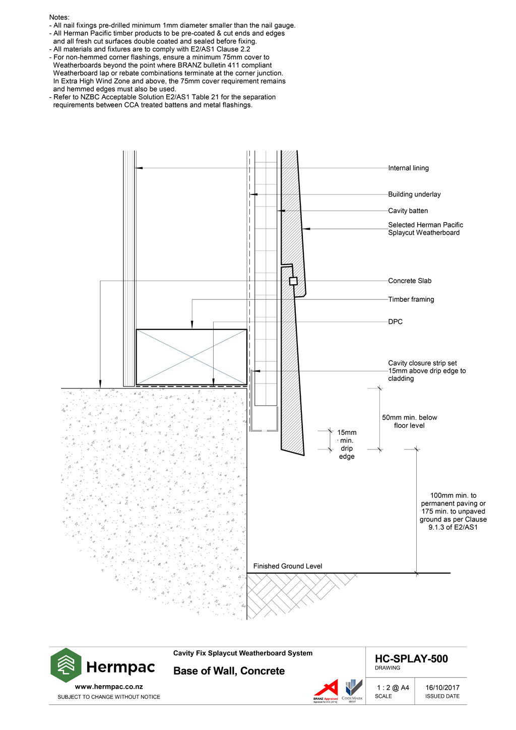 Hermpac Limited | Construction Drawings