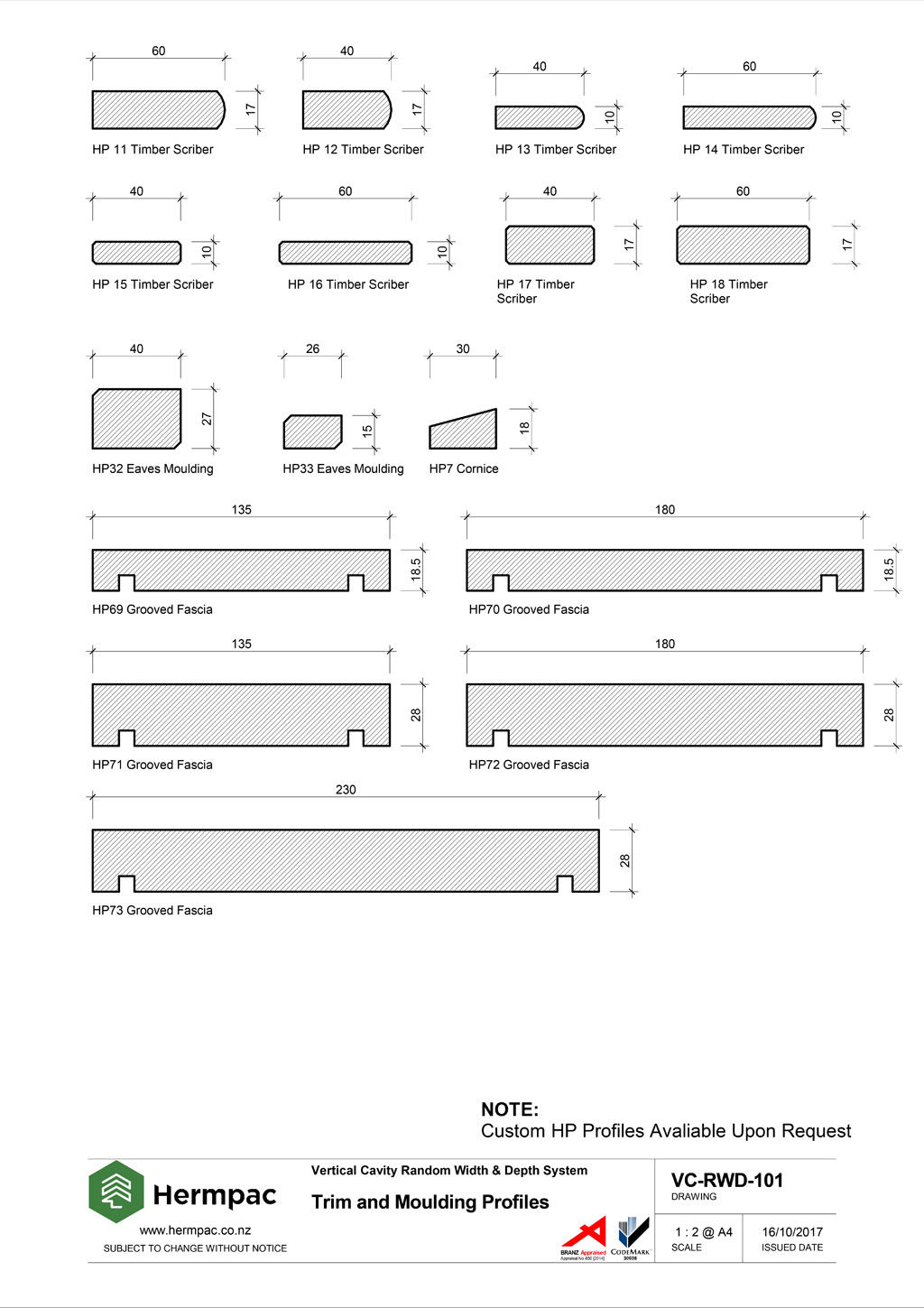 Hermpac Limited | Construction Drawings