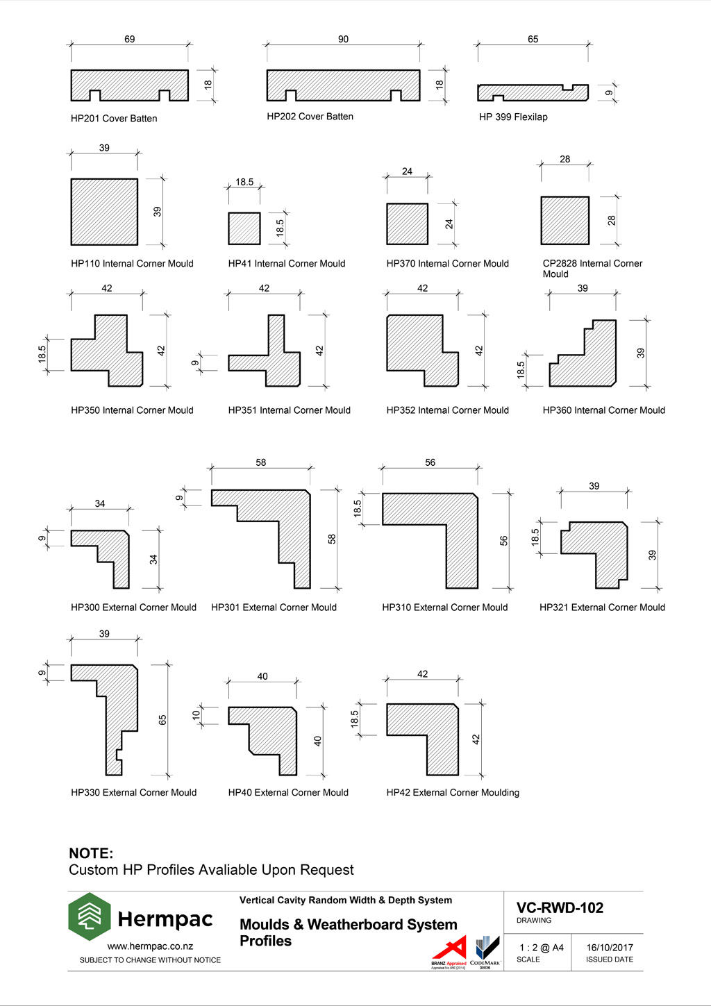 Hermpac Limited | Construction Drawings