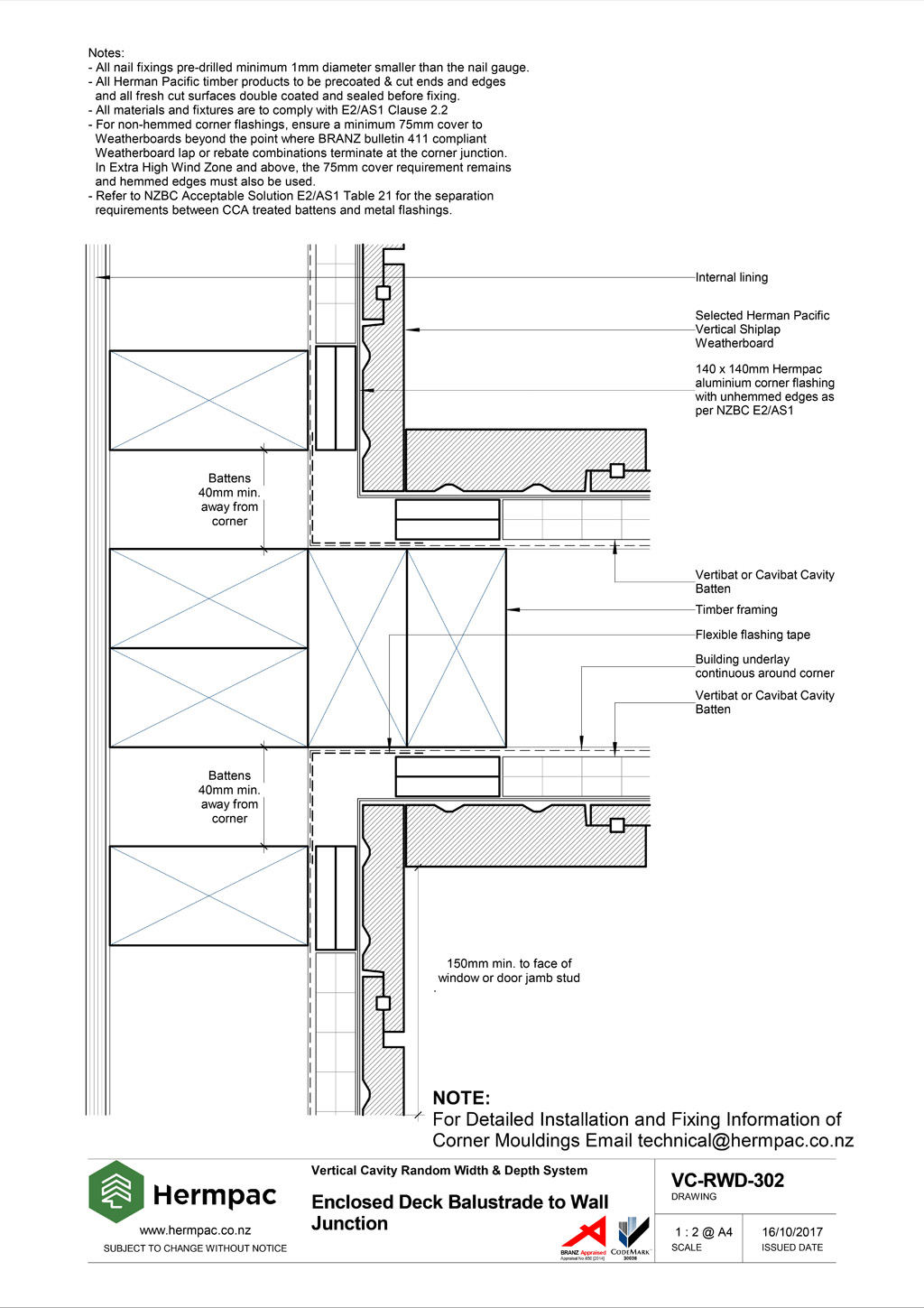 Hermpac Limited | Construction Drawings