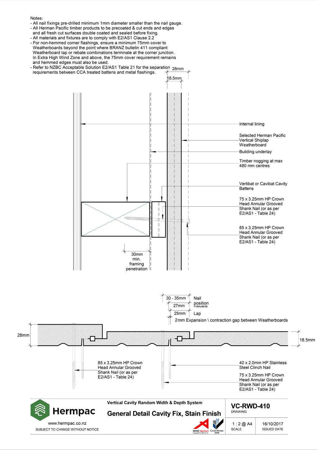 Hermpac Limited | Construction Drawings