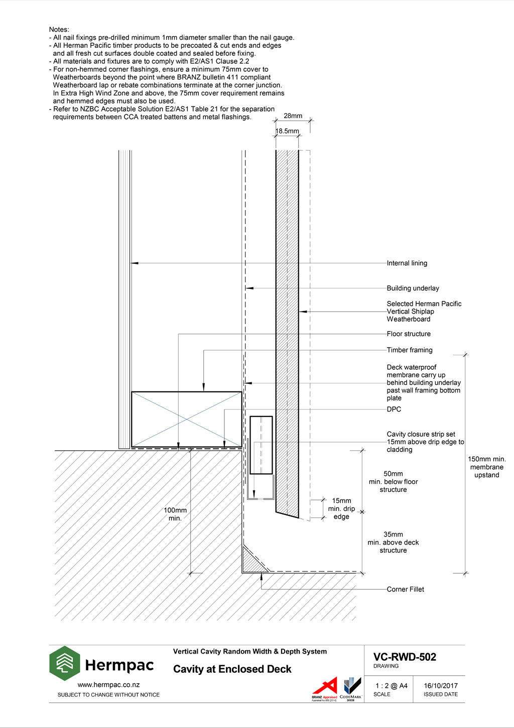 Hermpac Limited | Construction Drawings