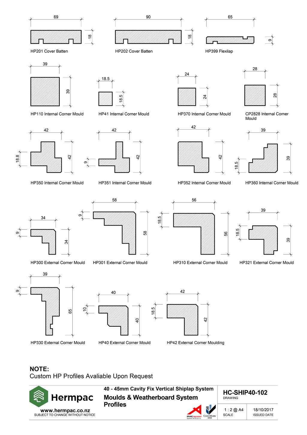 Hermpac Limited | Construction Drawings