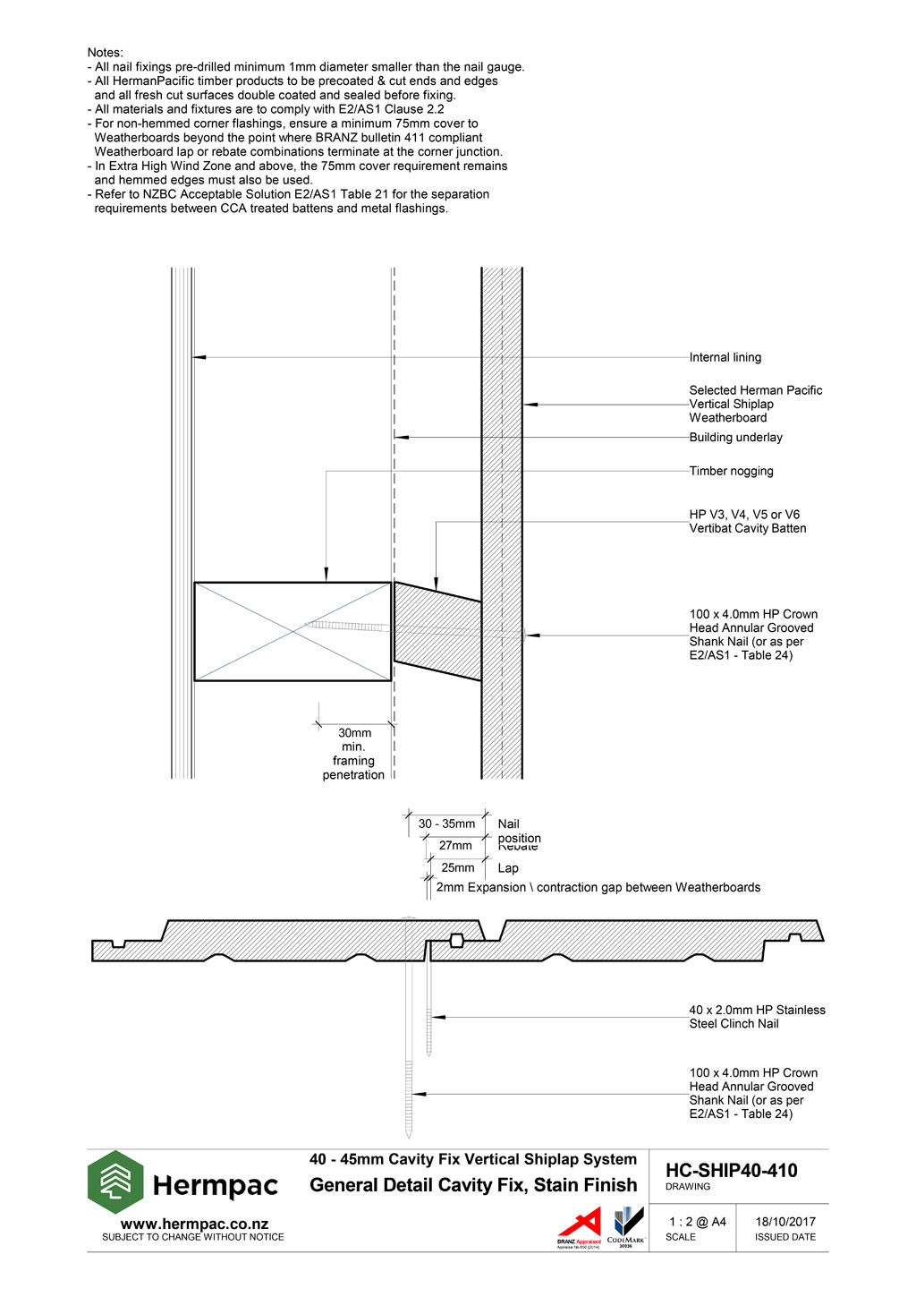 Hermpac Limited | Construction Drawings