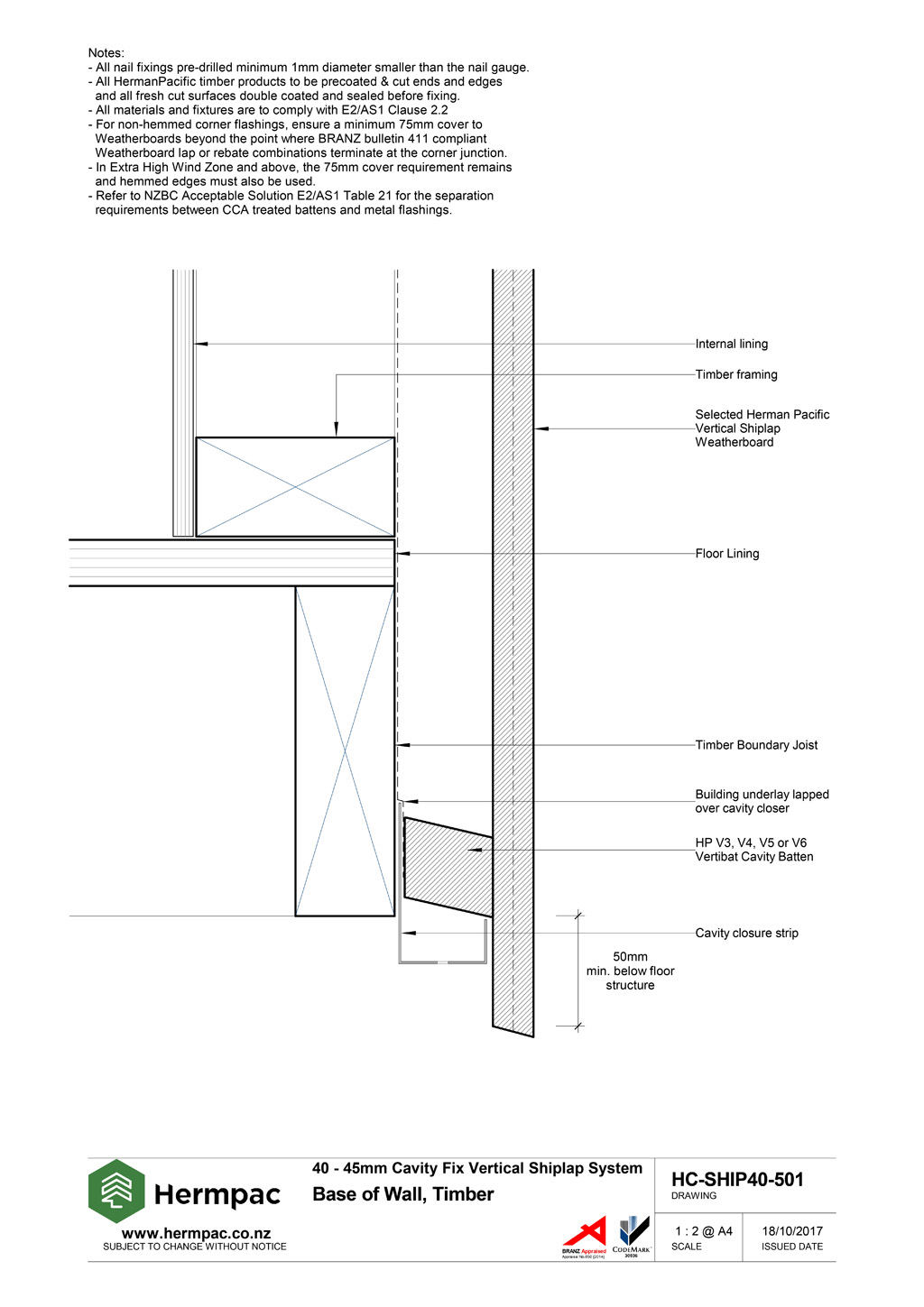 Hermpac Limited | Construction Drawings