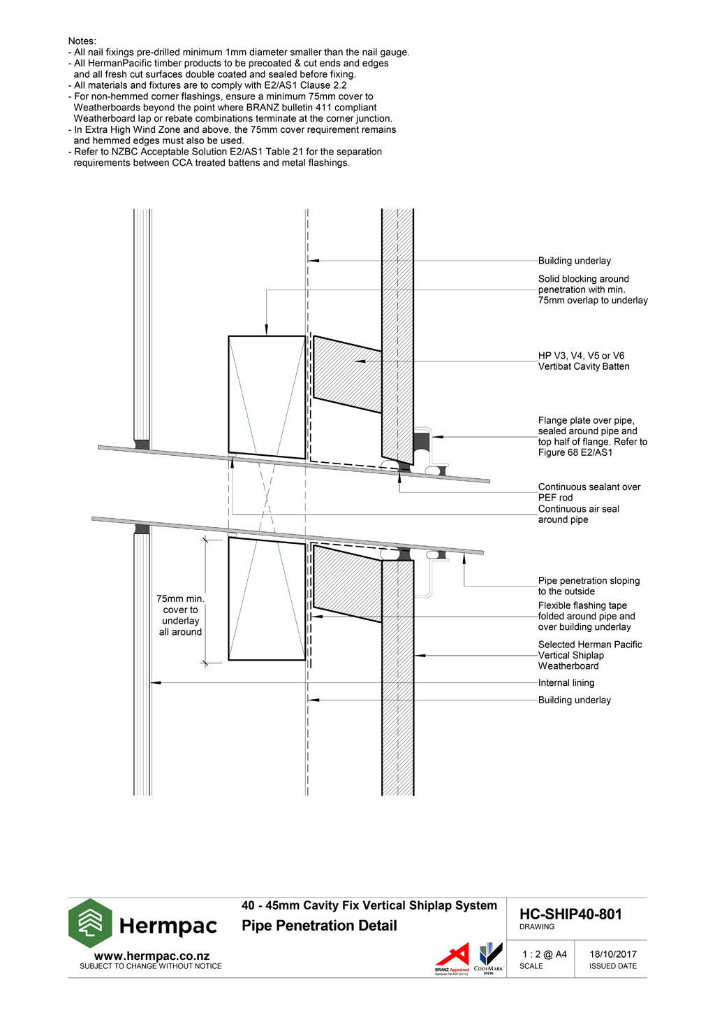 Hermpac Limited | Construction Drawings