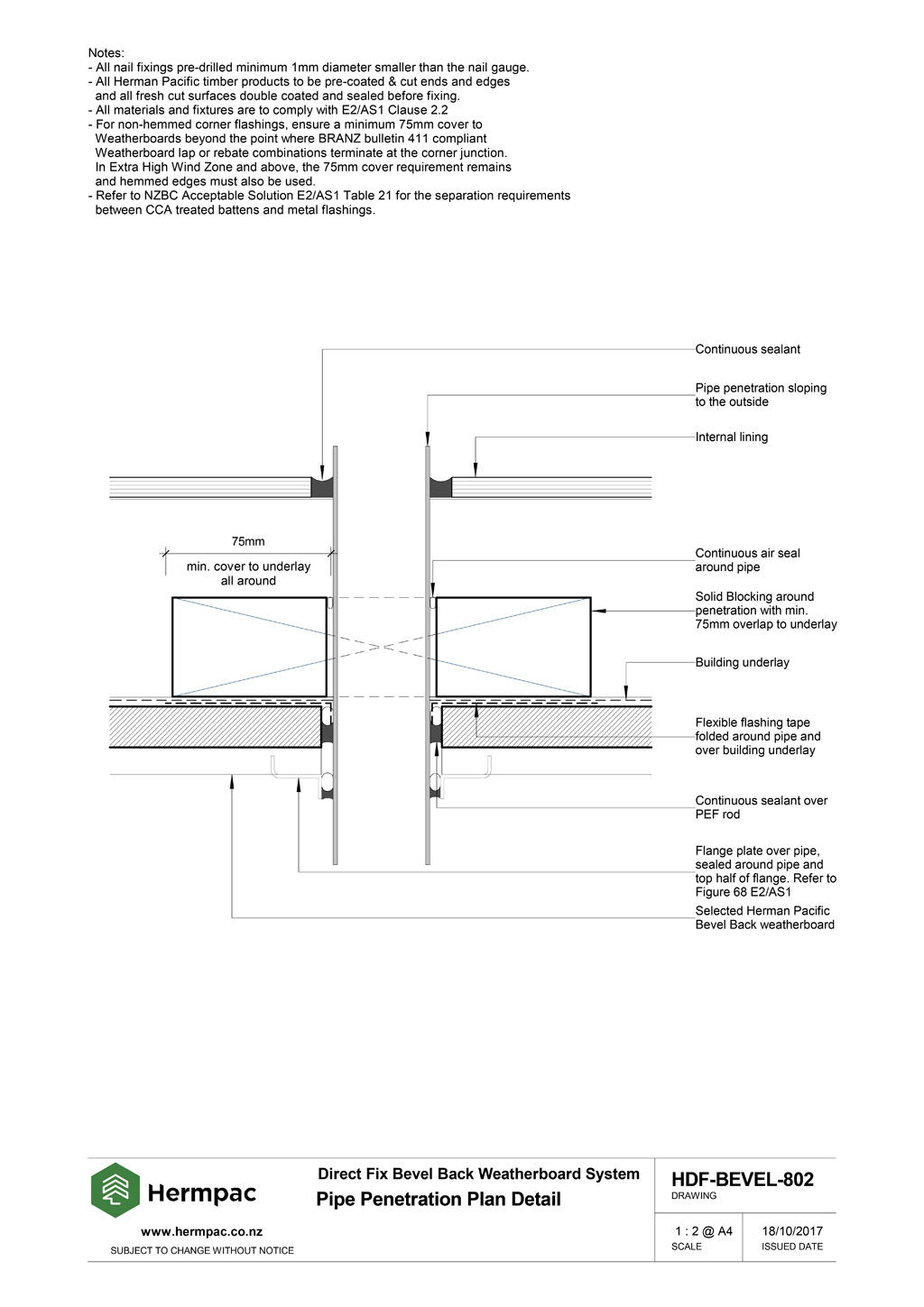 Hermpac Limited | Construction Drawings