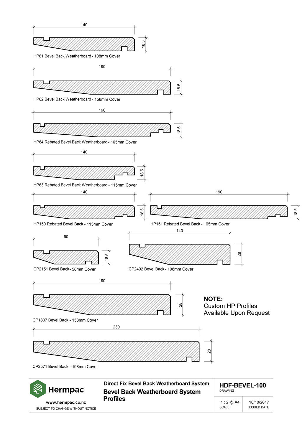 Hermpac Limited | Construction Drawings