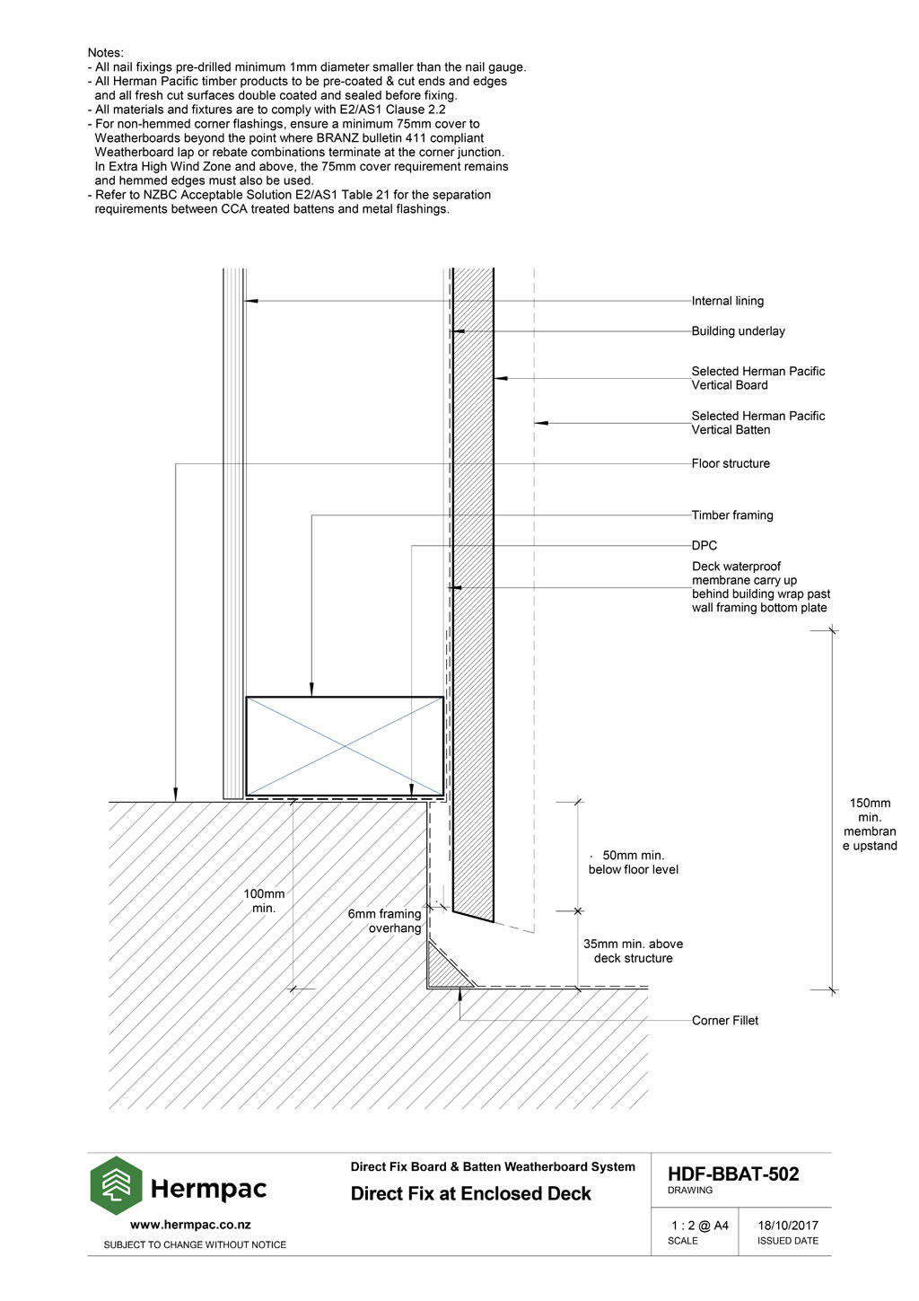 Hermpac Limited | Construction Drawings