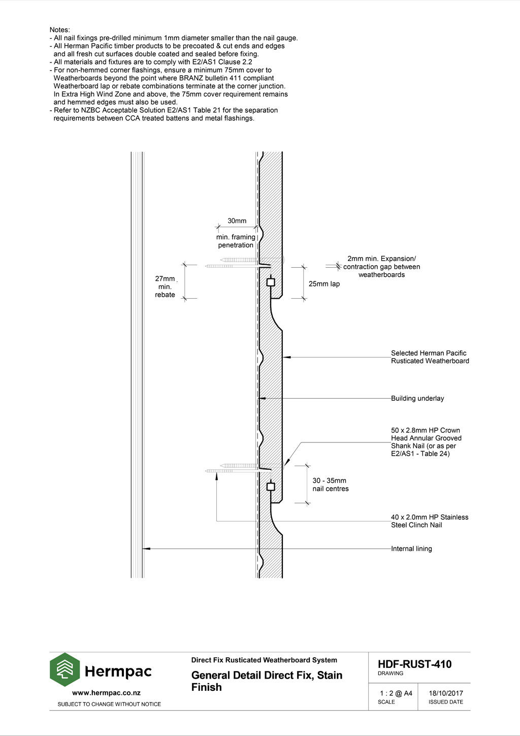 Hermpac Limited | Construction Drawings