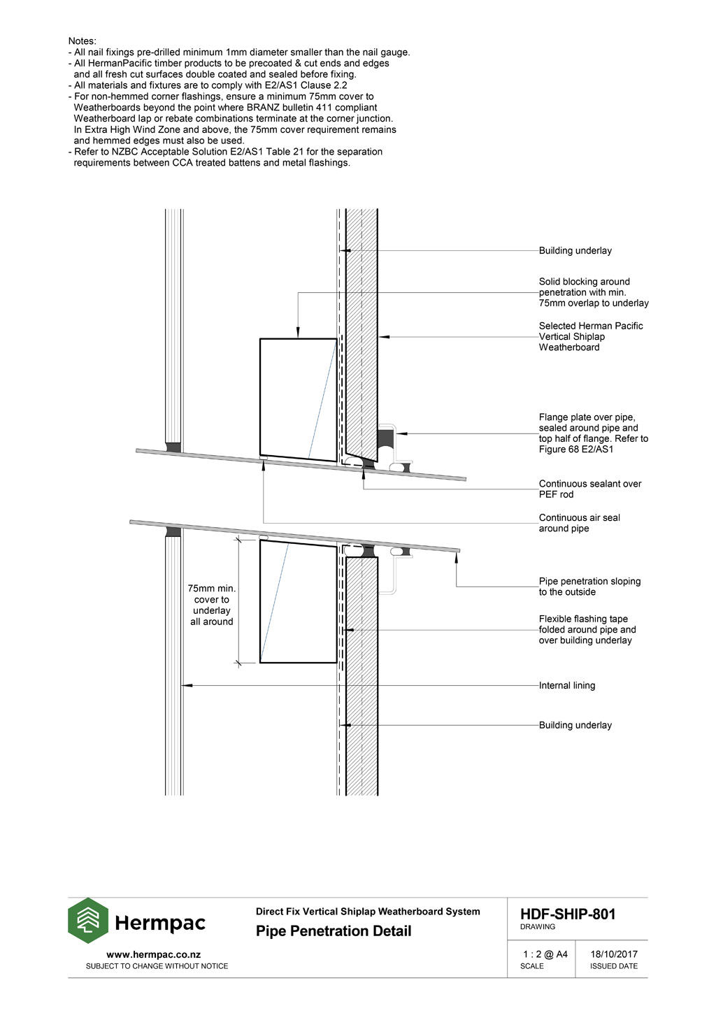 Hermpac Limited | Construction Drawings
