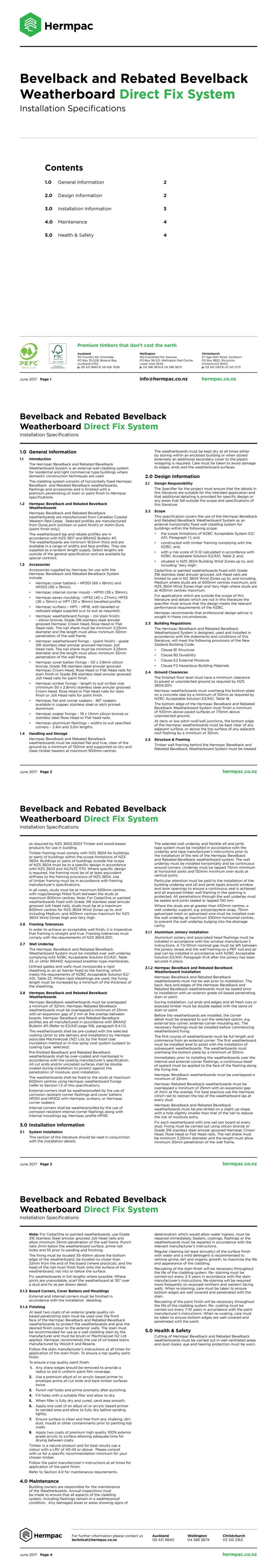 Hermpac Limited | Construction Drawings